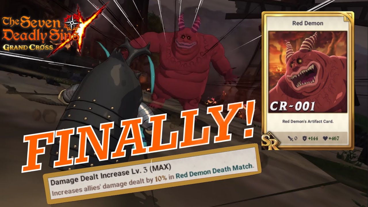 RED DEMON Artifact Card FINALLY Drops! Only took a MILLION runs 🥶 Seven ...