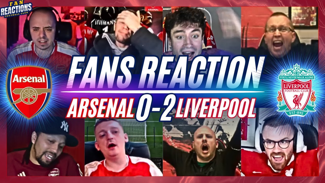 ARSENAL & LIVERPOOL FANS REACTION TO ARSENAL 0-2 LIVERPOOL | FA CUP ...