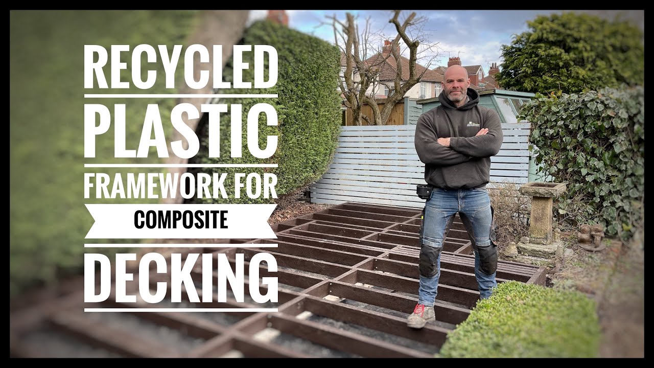 Composite Decking Project Ep1: Recycled Plastic Frame #decking # ...