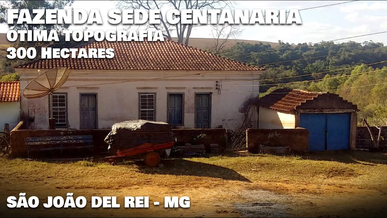 FAZENDA 300 HECTARES COM SEDE CENTENÁRIA (VENDIDO) - YouTube
