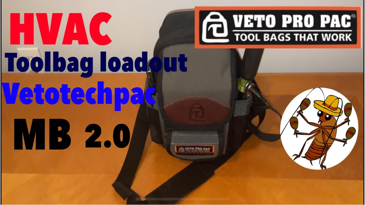 The #1 Service Bag for Hvac: Hvac tool bag loadout MB - YouTube