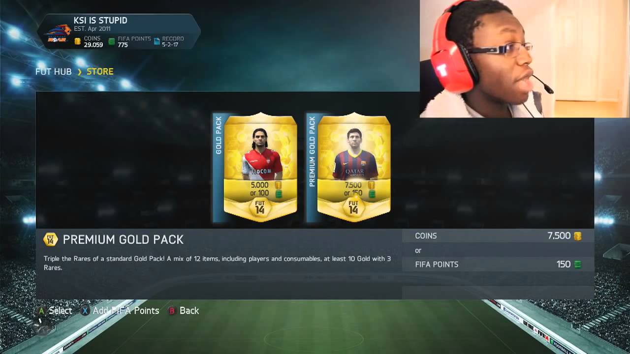Deji Fifa 14 Pack Opening THE BEST PLAYER EVER! - YouTube