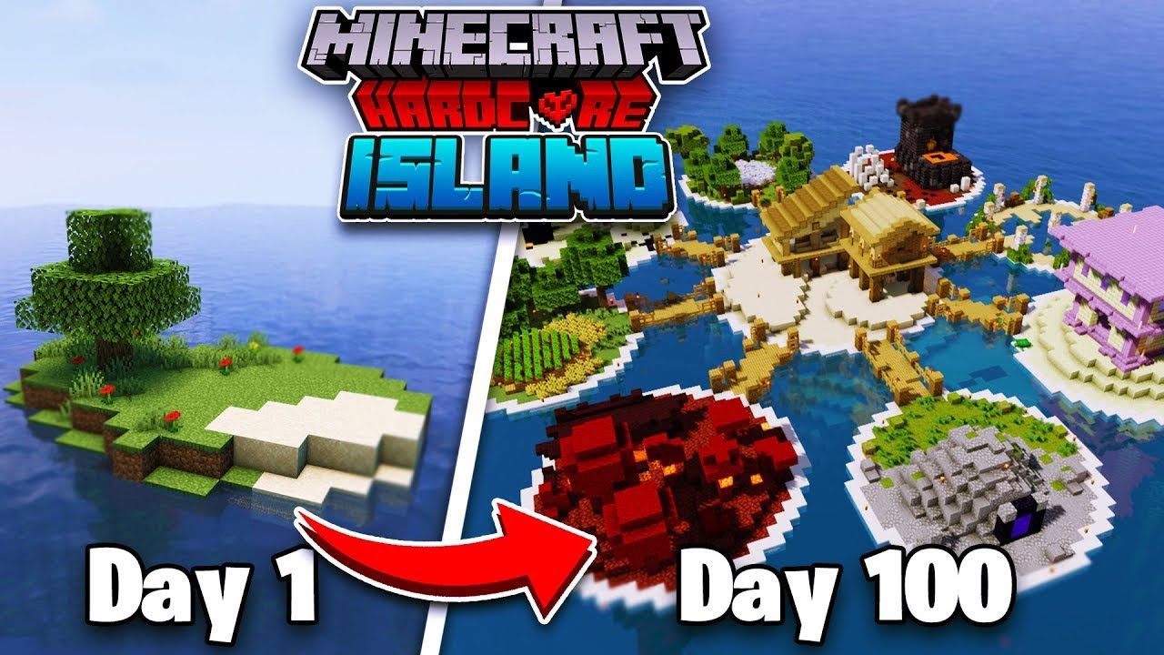 I Survived 100 Days on Island in Minecraft ...But this happened - YouTube