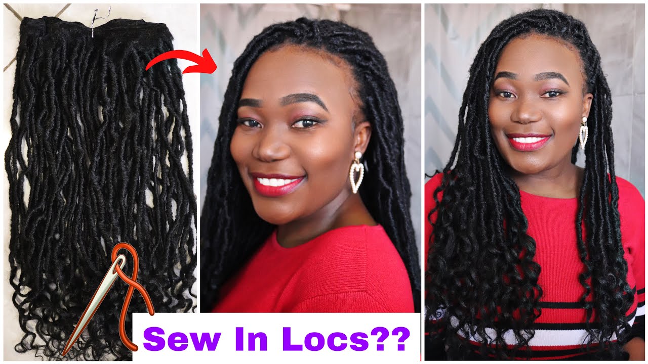 🔥How To: BRAID SEW IN FAUX LOCS DIY / illusion Locs / Boho Locs ...