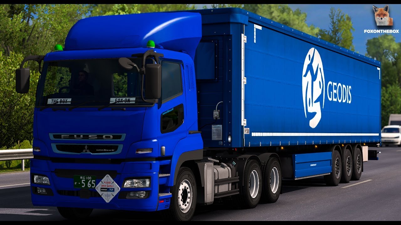Mitsubishi Fuso Super Great v 1.2 | Euro Truck Simulator 2 (ETS2 1.30 ...