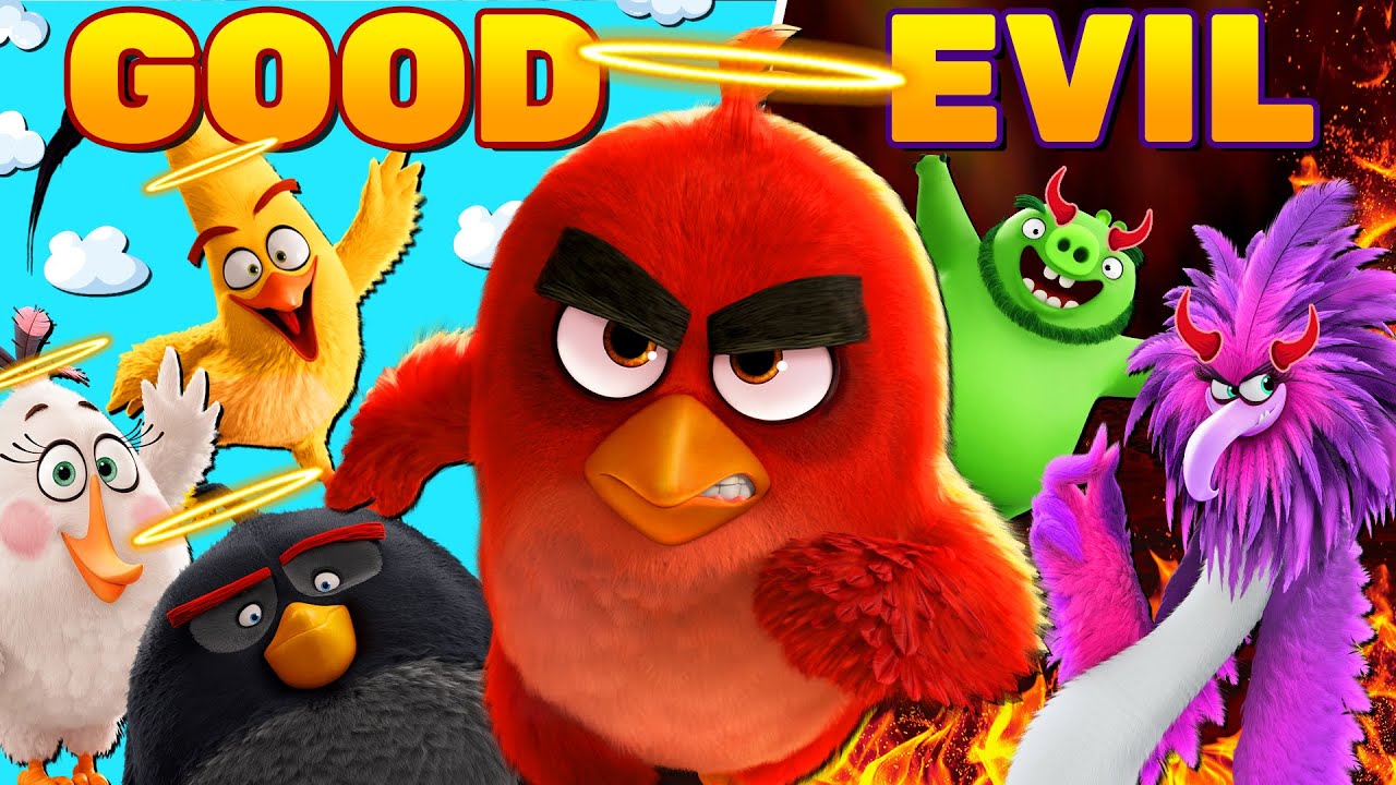 The Angry Birds Movie 1 & 2 Characters: Good to Evil 🐦 - YouTube