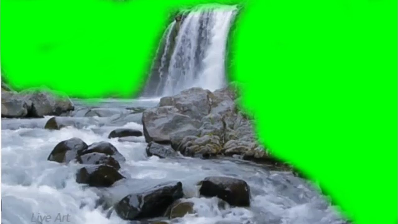 Water green screen video effect || green vfx - YouTube