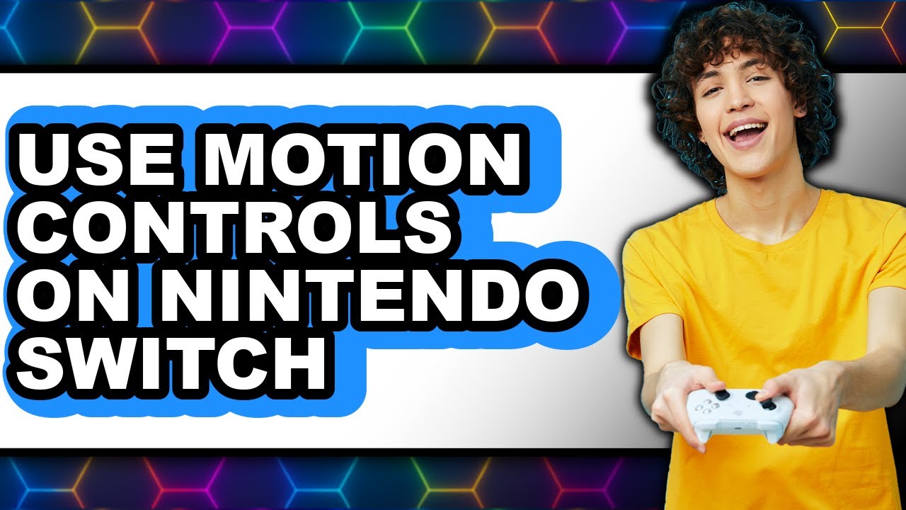How to Use Motion Controls on Nintendo Switch (only Way) - YouTube