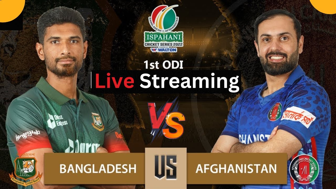 Afghanistan vs Bangladesh | AFG vs BAN | 1st ODI | Live Match | Live ...