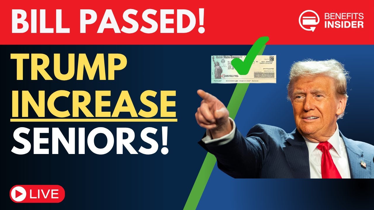 Trump's Bill Senate Update: Seniors Get an INCREASE! - YouTube