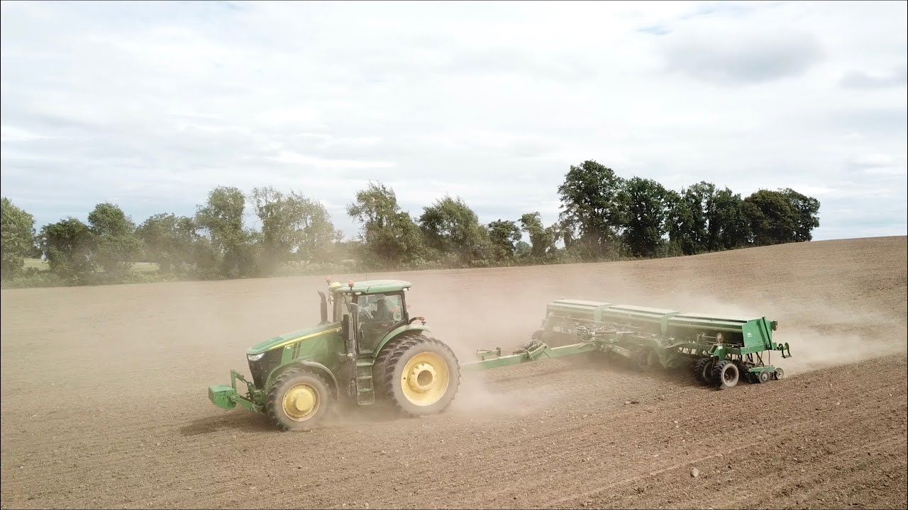 Alfalfa seeding Croplan, Alforex Seedway - YouTube