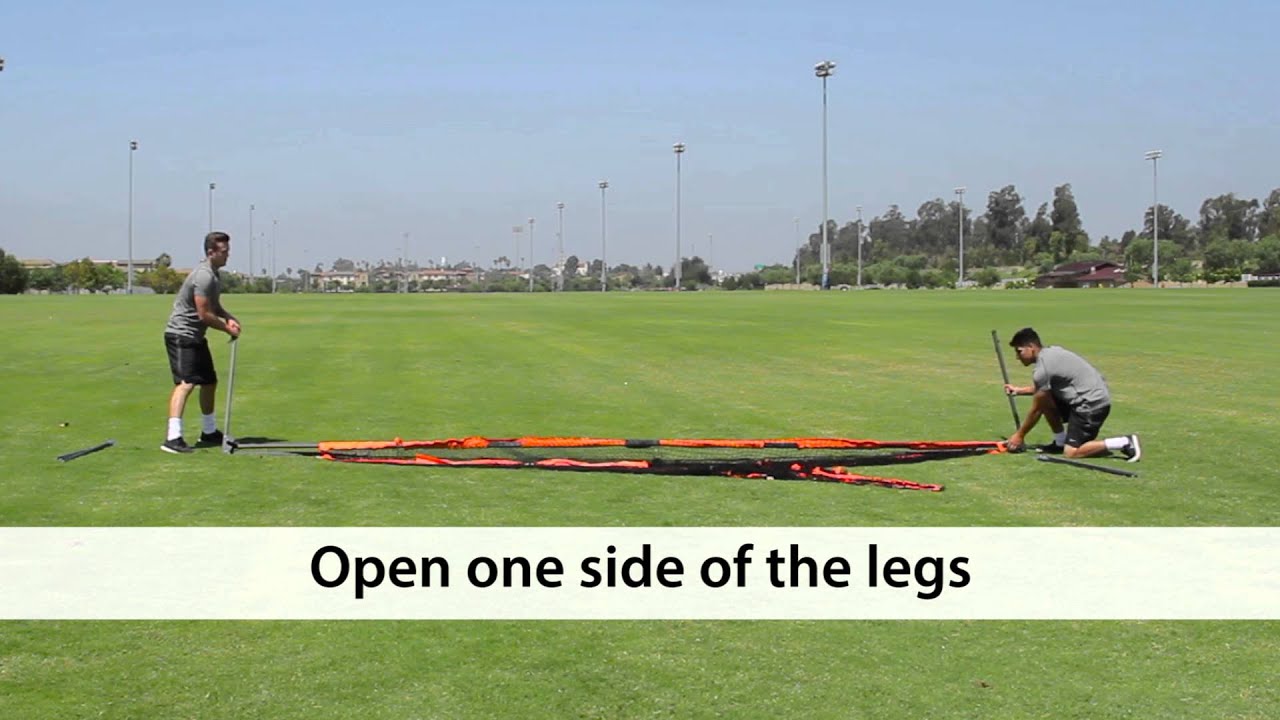 Bownet 21.5X11.5 Barrier Net Set Up Video - YouTube