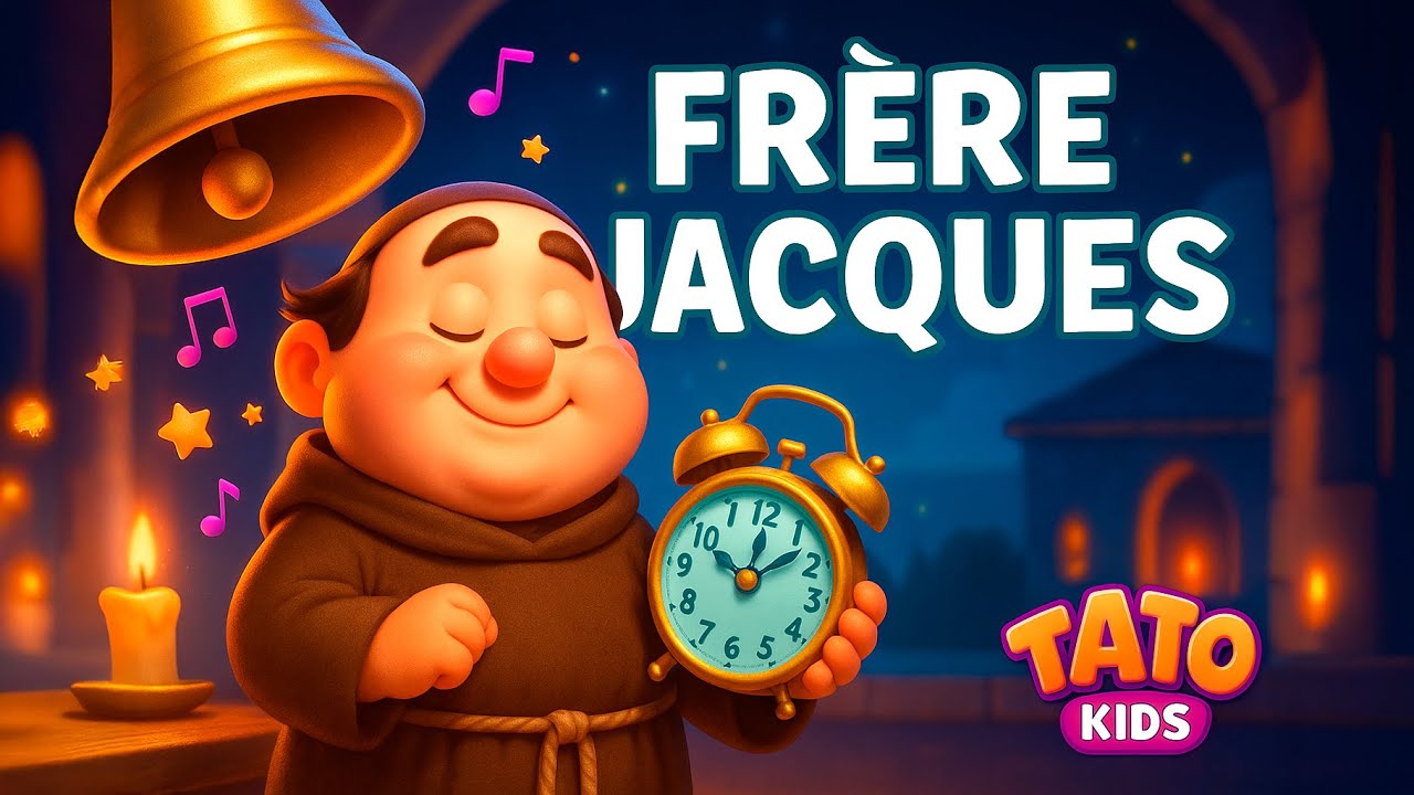 👦👧 Frère Jacques – French Song for Children | Tato Kids - YouTube