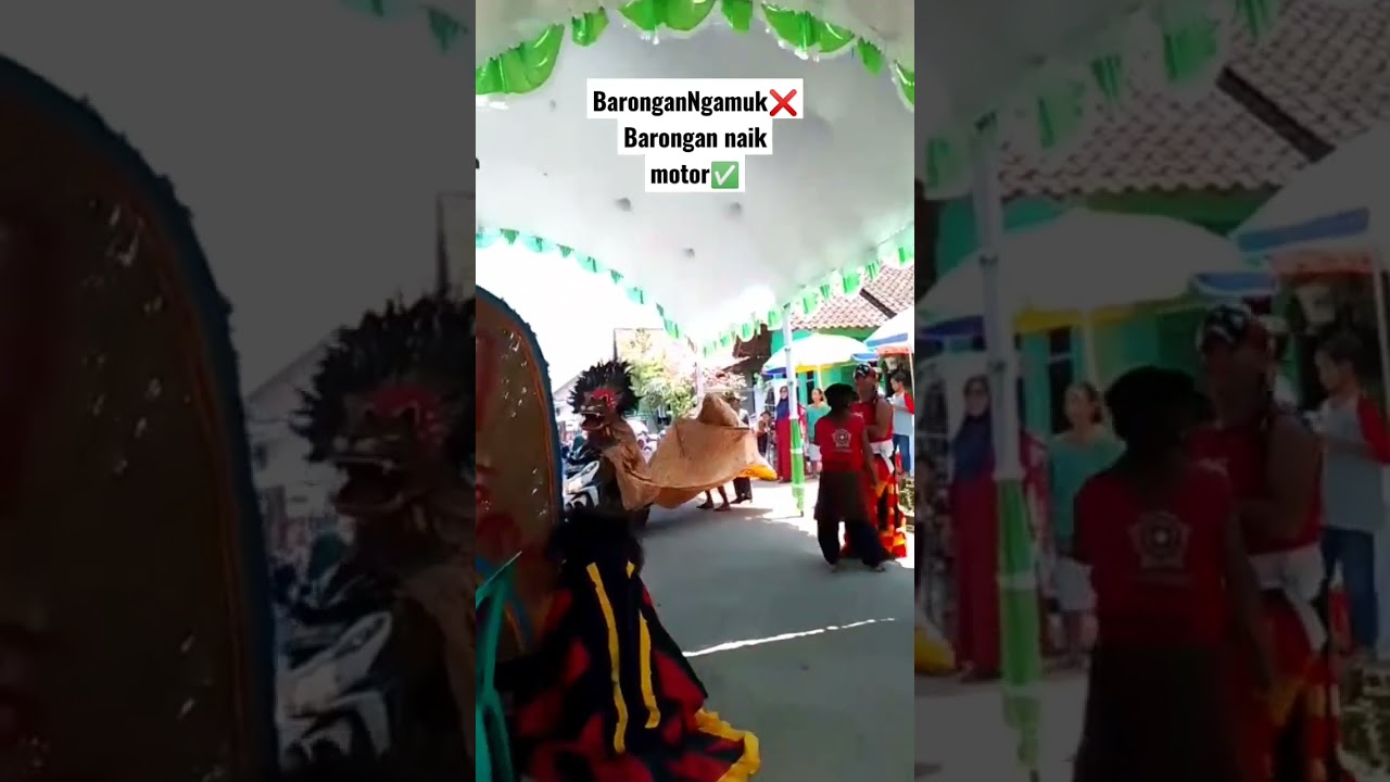 Barongan Naik Motor Barongan Jepara Karya Muda Pelang Shorts