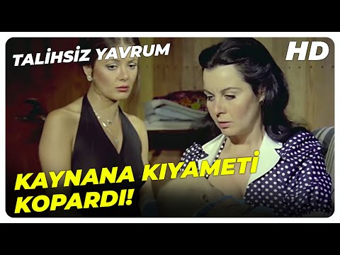 Talihsiz Yavrum - Çocuğu Doğurmak Değil Bakmak Önemli Olan | Fatma Girik Eski Türk Filmi