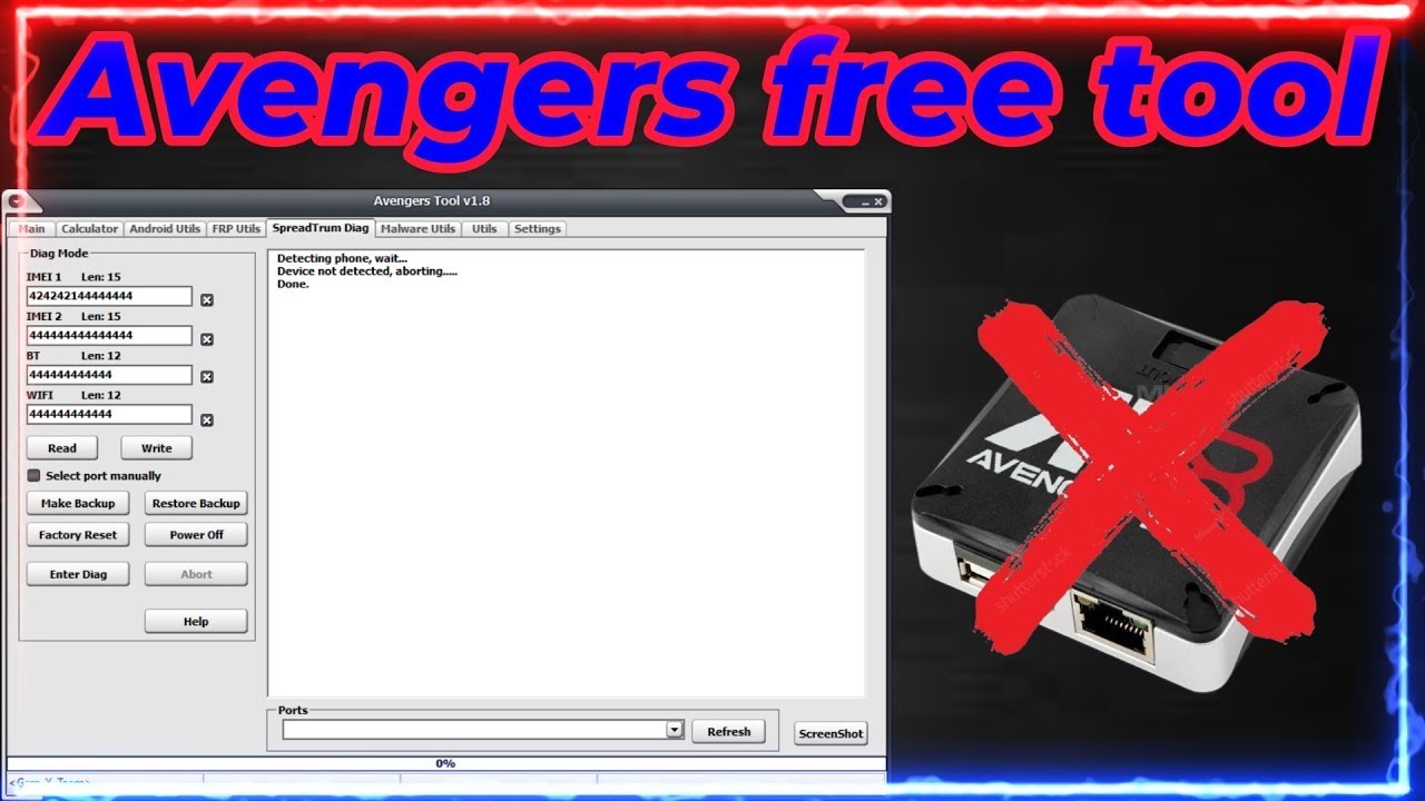Qualcomm Imei Repair Tool | One Click repair | Avengers free tool | unlock tool 2024 free - YouTube