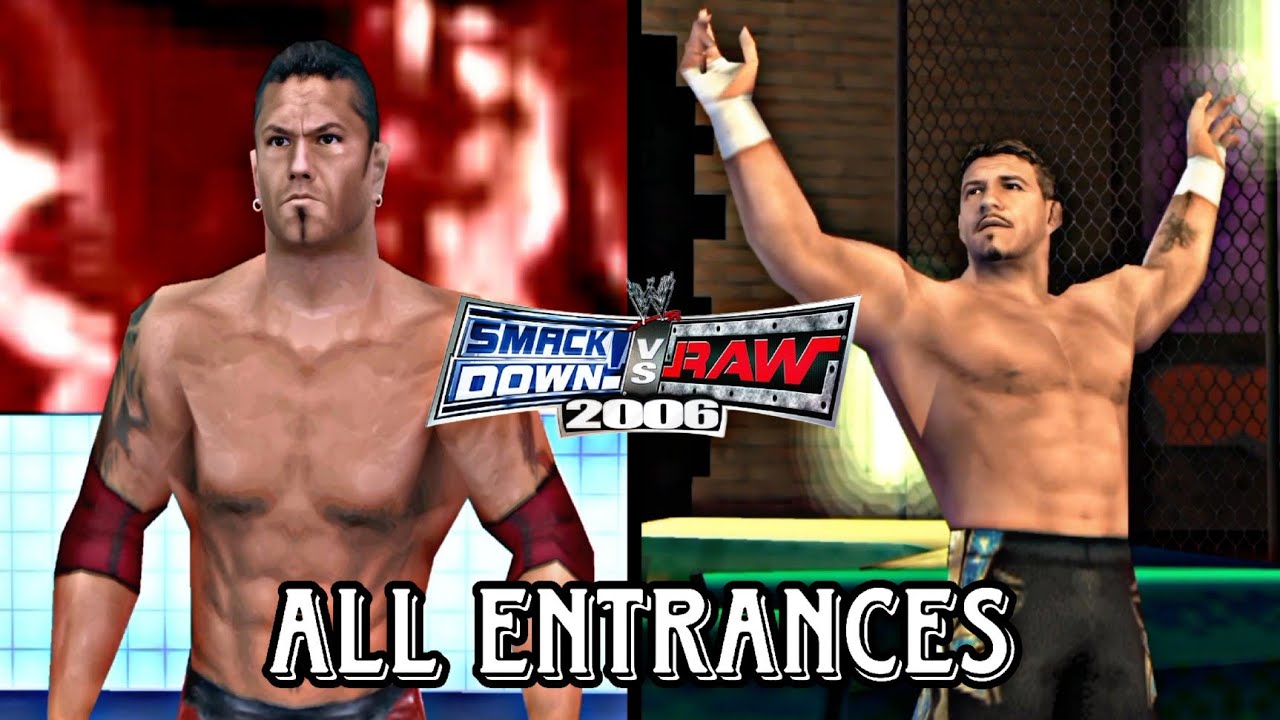 Wwe Smackdown Vs Raw 2006 ALL Entrances - PSP/PPSSPP - YouTube