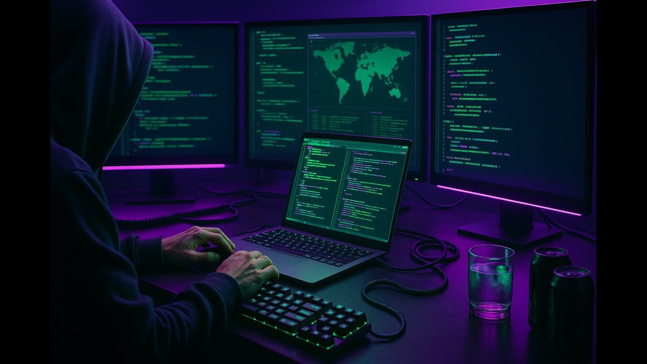 HACKER MODE 💻 Dark Synthwave for Coding & Intense Focus [No Vocals ...