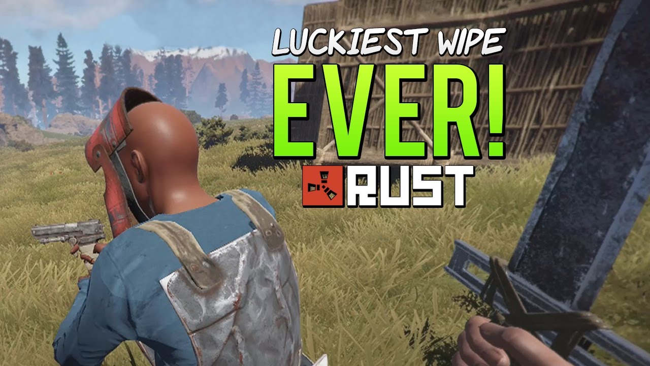 MY LUCKIEST WIPE DAY EVER! - Rust SOLO Survival! (Rust Let's Play ...