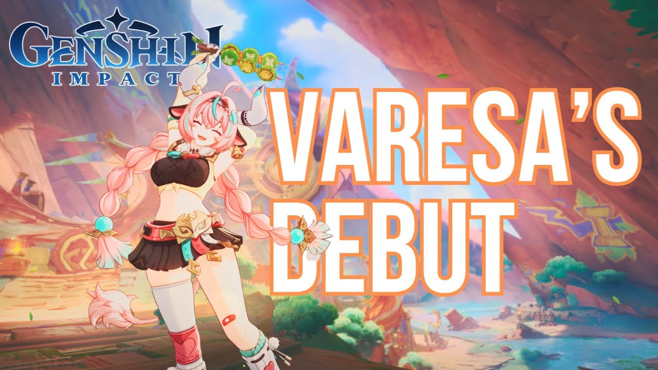 Meeting Varesa for the first time in the quest Ardent Land of Plenty | Genshin Impact - YouTube