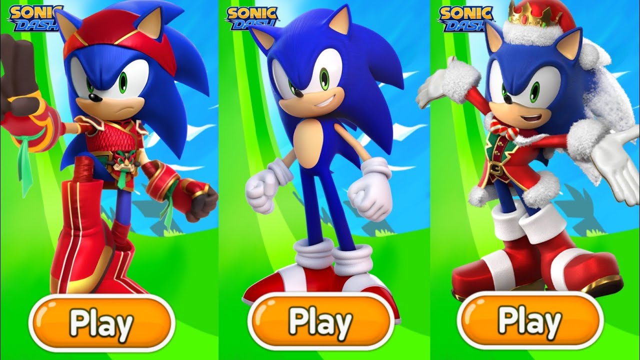 Sonic Dash - Sonic Vs Dragonfire Sonic Vs Snowdrift Sonic Vs All Boss ...