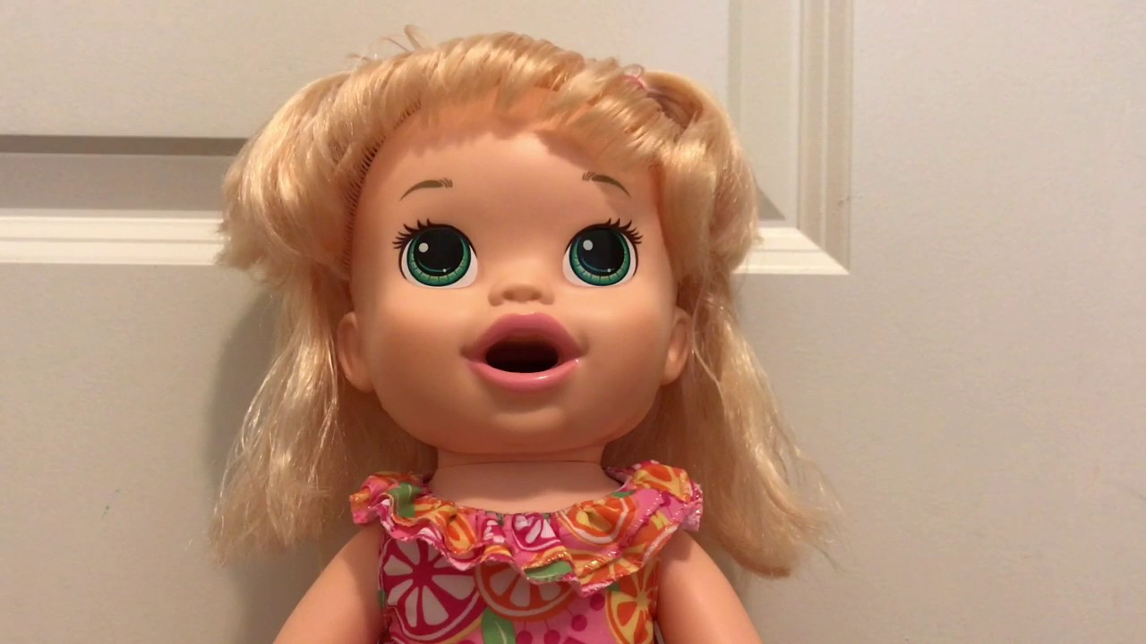 Baby Alive Snackin ' Sara Doll Review - YouTube