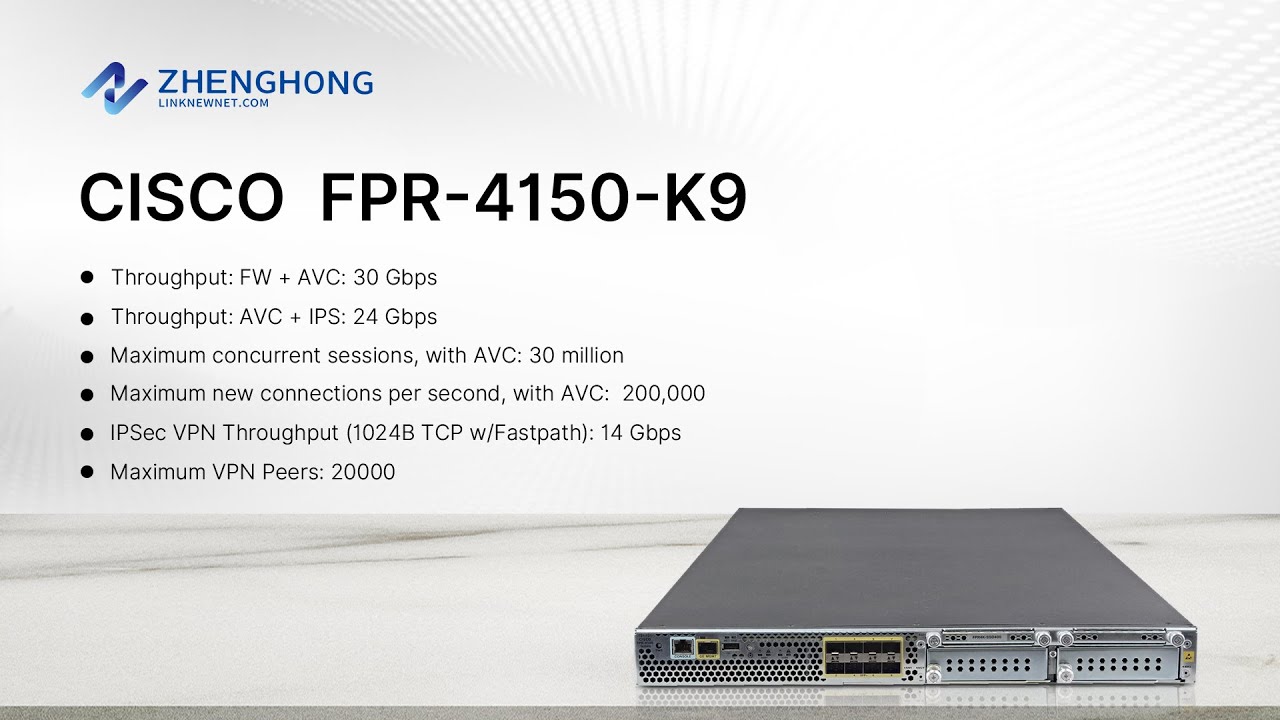 Cisco Firepower 4100 Series Appliances FPR-4150-K9 Display (On sales ...