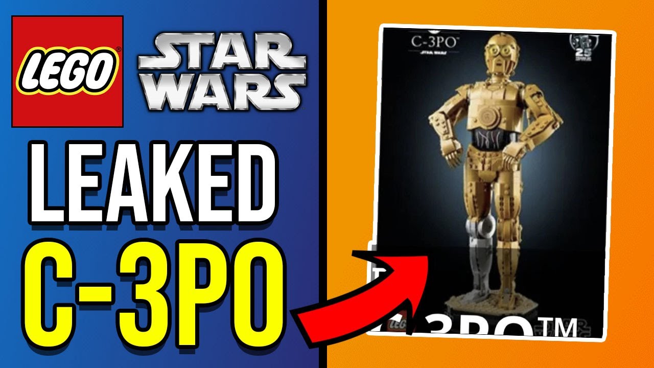 New LEAKED Images of the NEW Buildable C-3PO LEGO STAR WARS SET - 2024 LEAKS! - YouTube