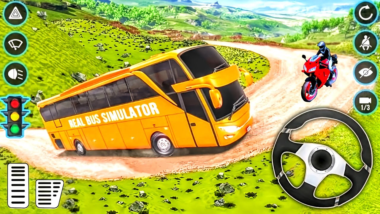 Indian Bus Simulator Gameplay | Indian Bus Simulator | New Bus Game ...