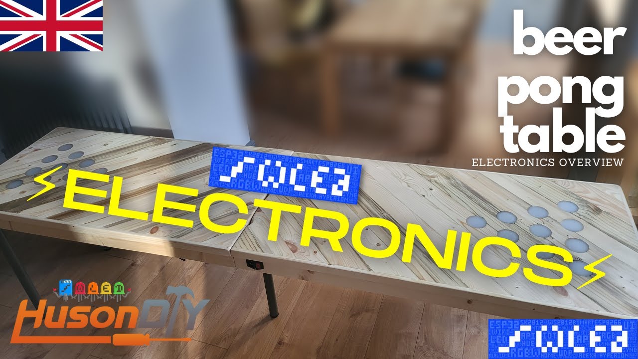 Full WLED Setup on Beer Pong Table | Huson DIY | LED Rings on Custom ...