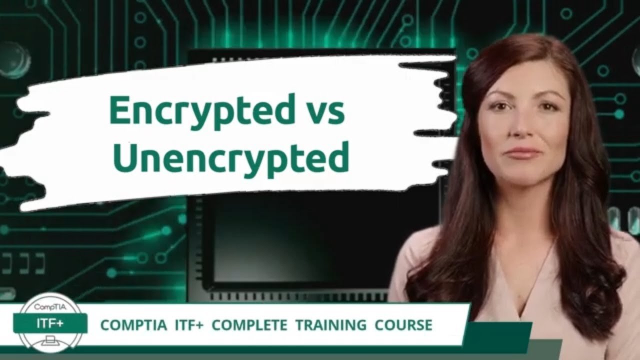 CompTIA ITF+ (FC0-U61) | Encrypted vs Unencrypted | Exam Objective 2.8 ...