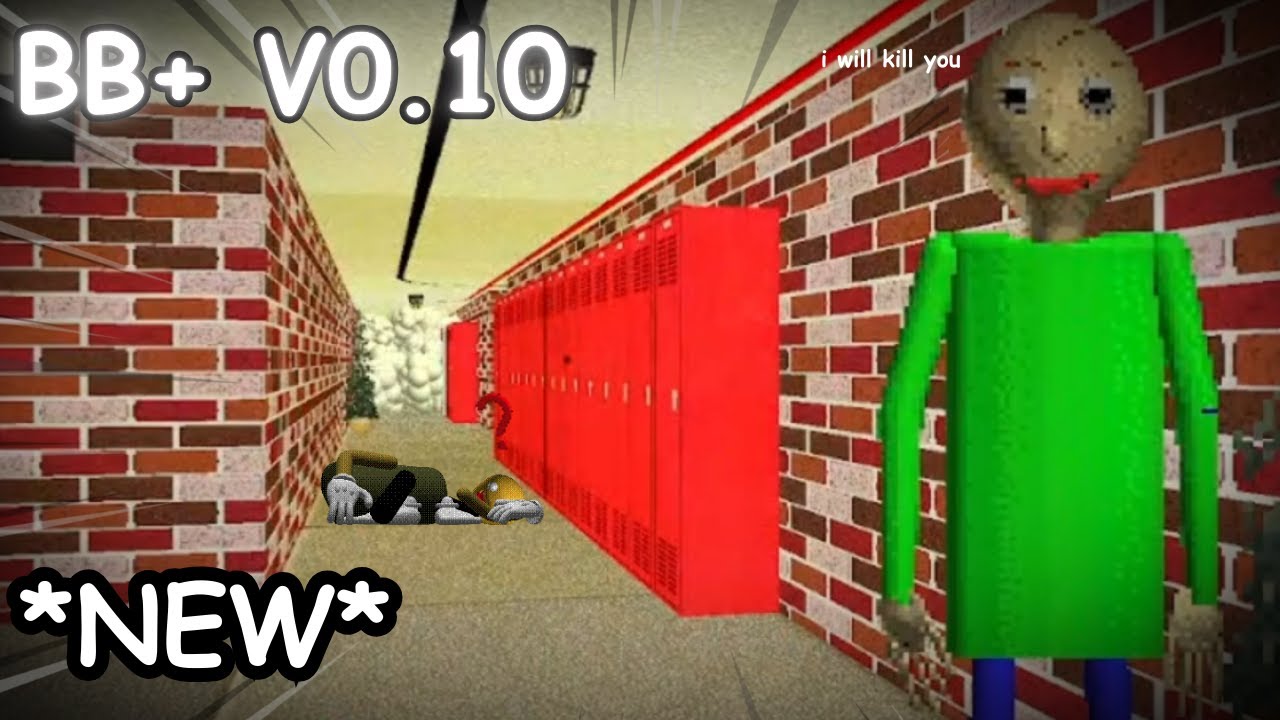The *NEW* Baldi's Basics UPDATE ADDS Baldi's BASEMENT! (BB+ V0.10 ...