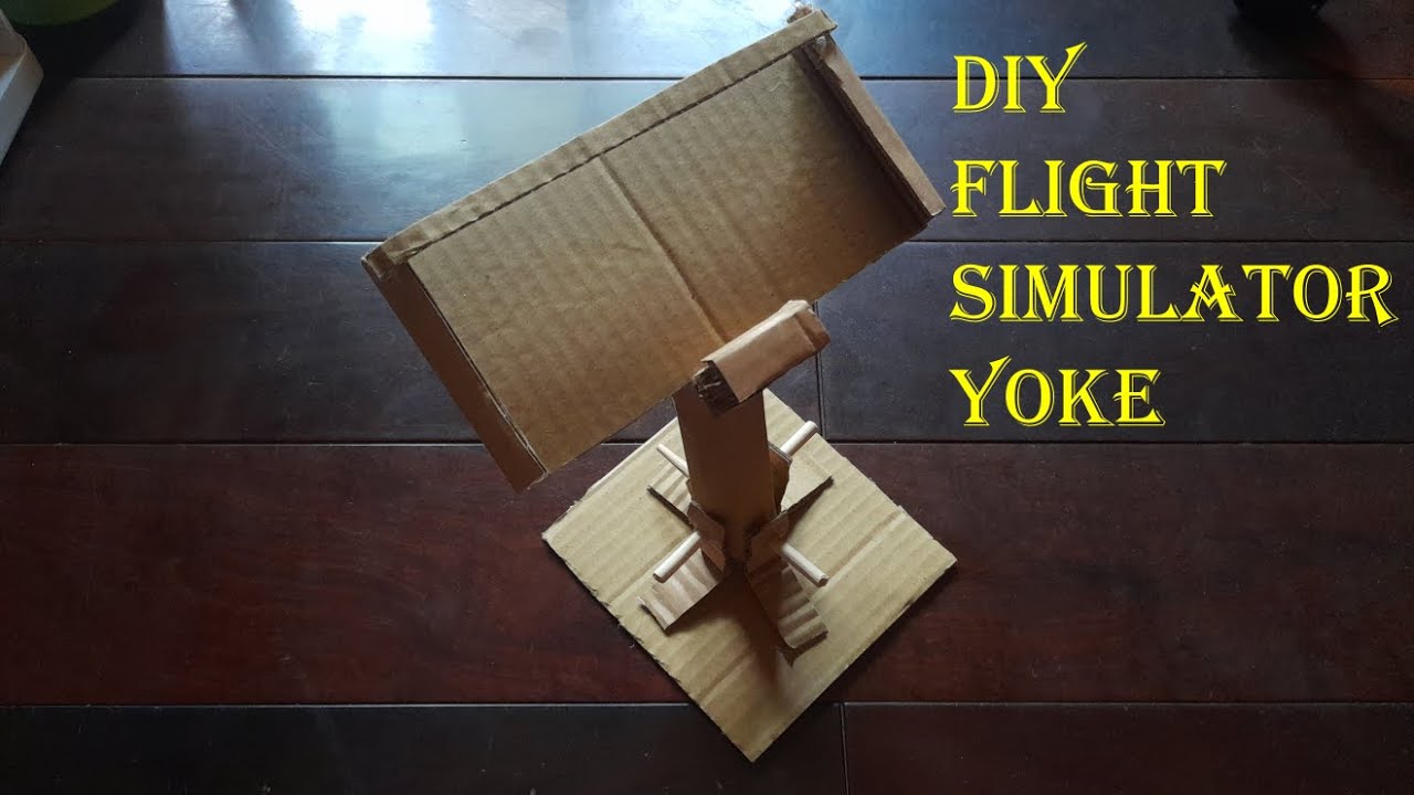 自製雙軸飛行模擬搖桿! DIY Flight simulator yoke {Yoga Ku} - YouTube