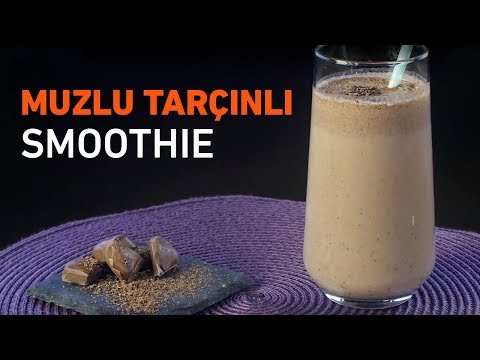 Muzlu Tarçınlı Smoothie Yapımı