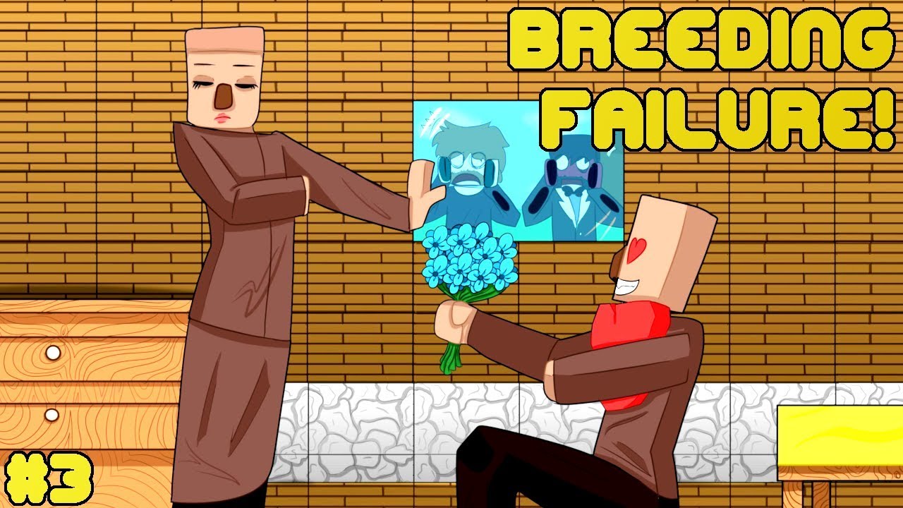 😢 VILLAGER BREEDING FAIL!!! 😢 Minecraft 1.14 Let's Play Ep 3 Villager ...