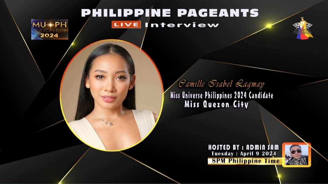 Miss Universe Philippines Quezon City 2024 Camille Isabel Lagmay - Live ...