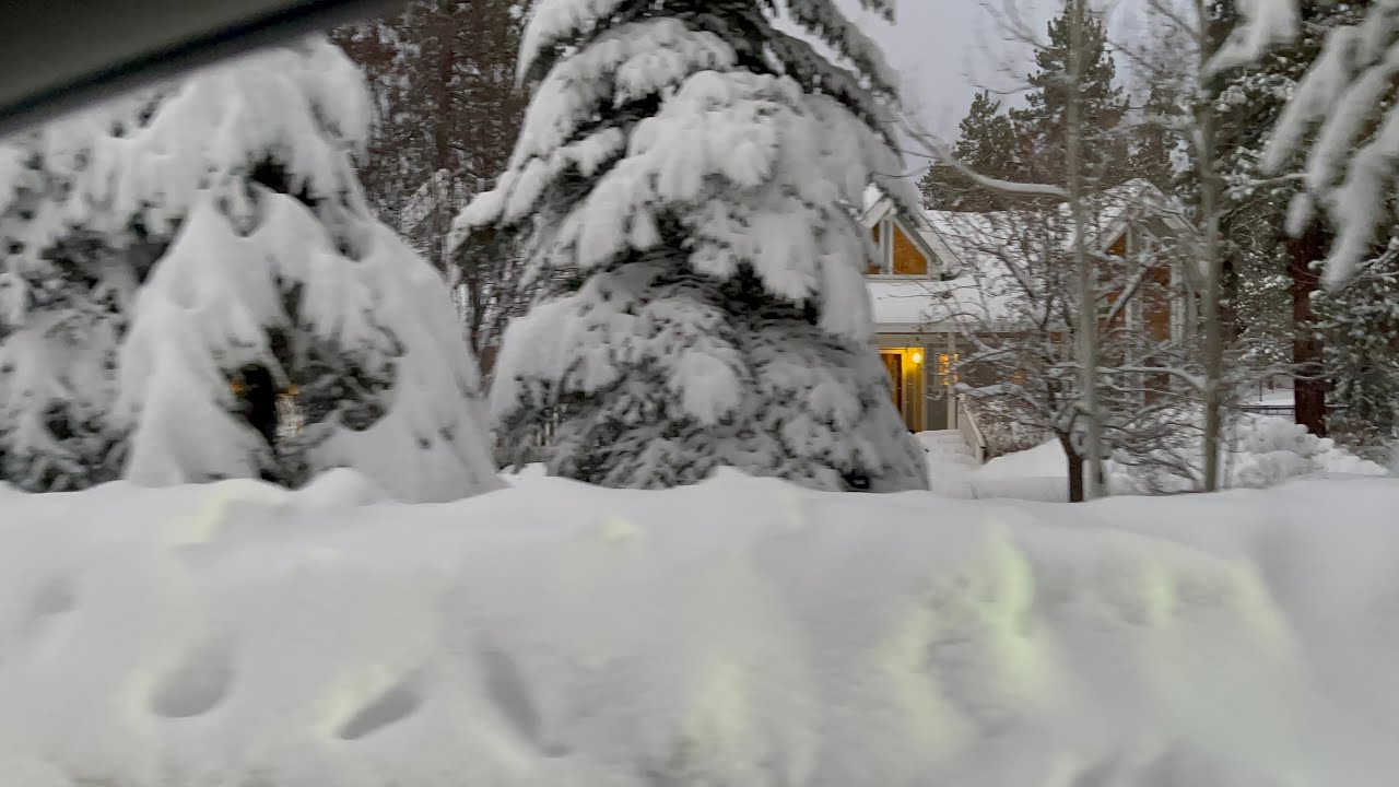 Big Bear's WEEK long Snowfall AFTERMATH. 40 inches in spots. So ...