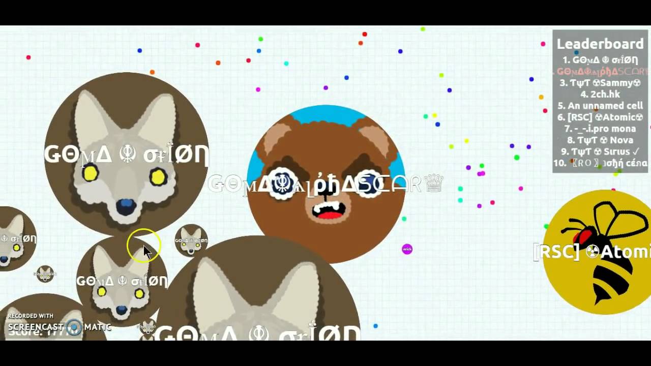 Agario gameplay new clan ǤΘϻΔ☬ 10k+ gameplay - YouTube
