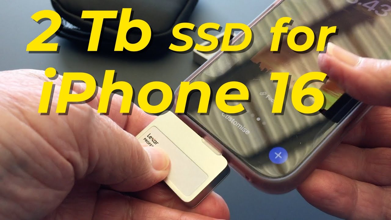 This Tiny SSD Makes Your iPhone Storage MASSIVE! - YouTube