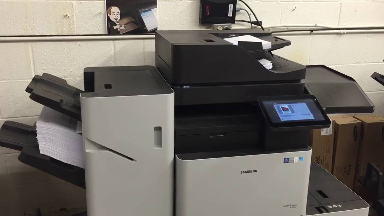 Samsung Printer Copier Million Page Test Scanning and Printing - YouTube