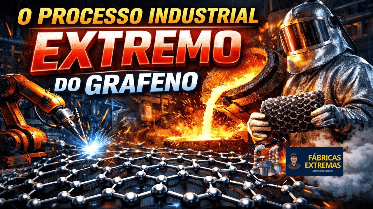GRAFENO O Processo Industrial EXTREMO em (10 Etapas) - O Material Mais ...