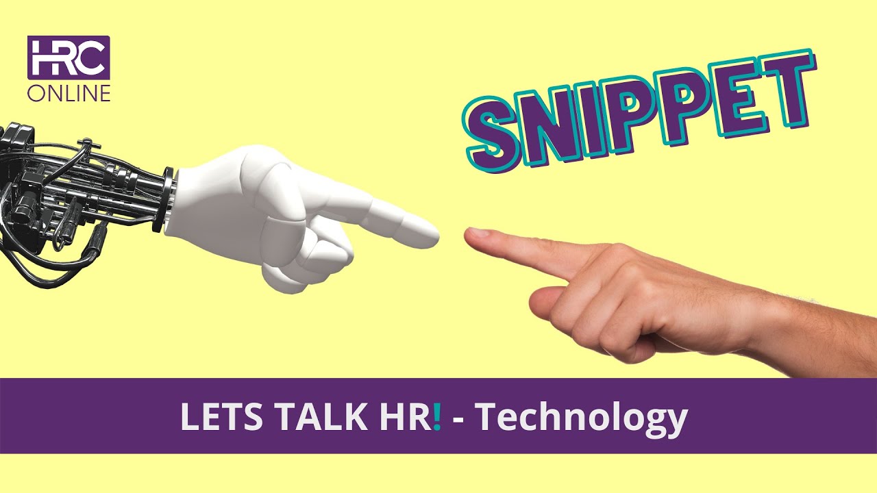 LET'S TALK HR! - Technology (Snippet) - YouTube