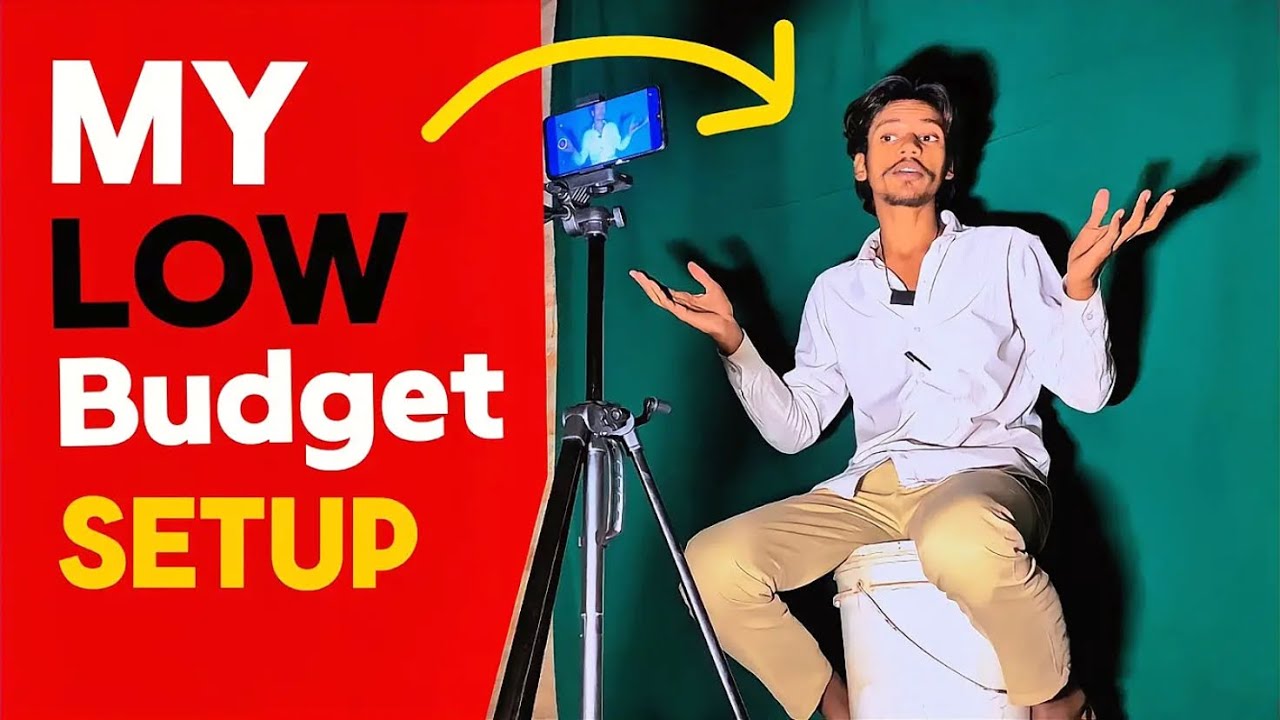 My New Low Budget Setup Vlog 🔥 | Affordable YouTube Setup for Beginners ...
