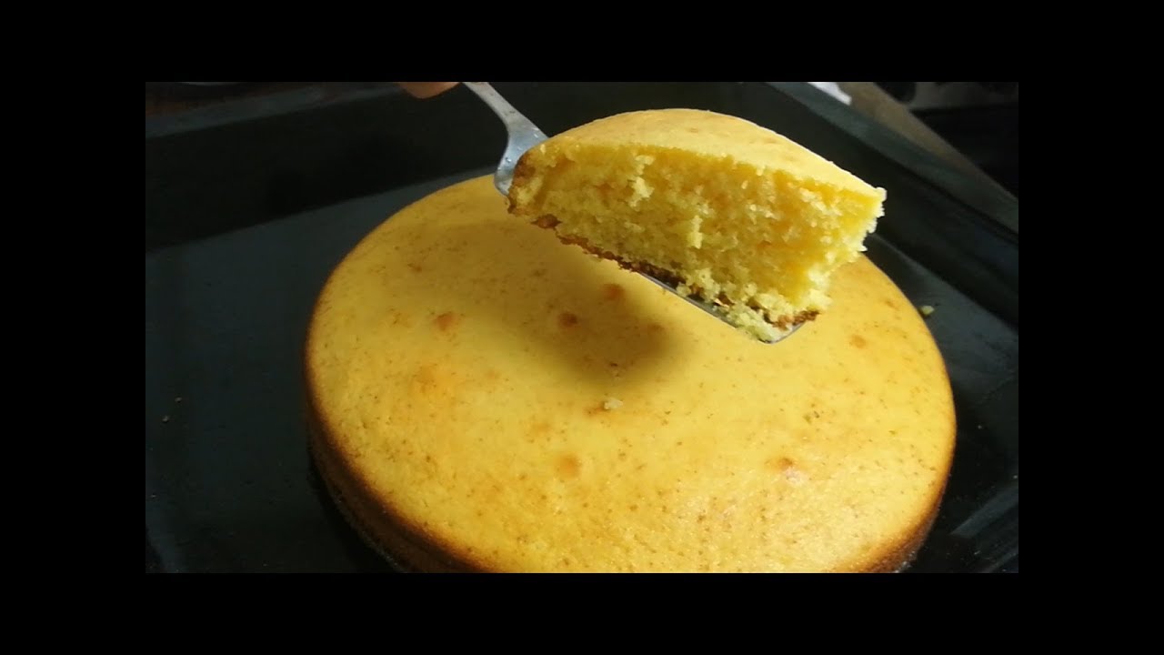 Moist Orange sponge cake recipe - YouTube