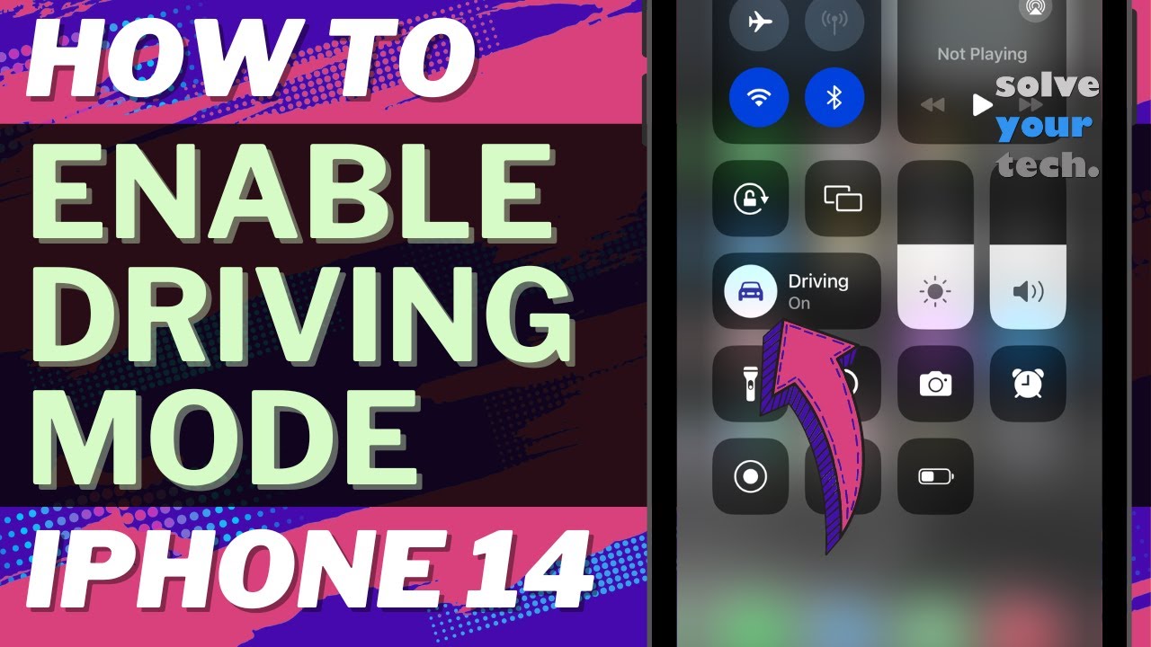 How to Enable Driving Mode on iPhone 14 - YouTube