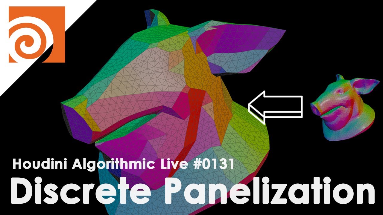 Houdini Algorithmic Live #131 - Discrete Panelization - YouTube