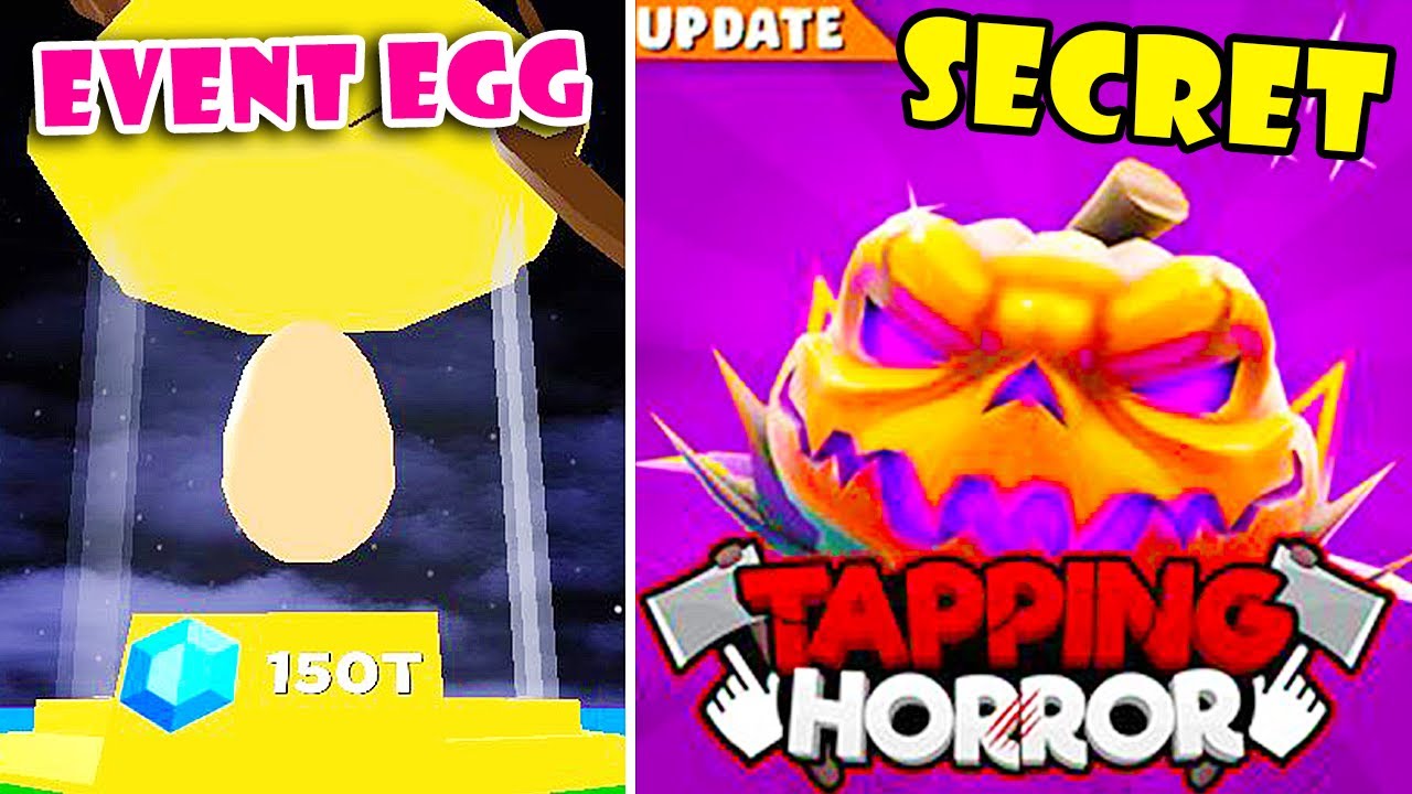 New EVENT Egg Update! New SECRET Pumpkin Pet & Got Best BOSS Pet in Tapping Horror Simulator ...