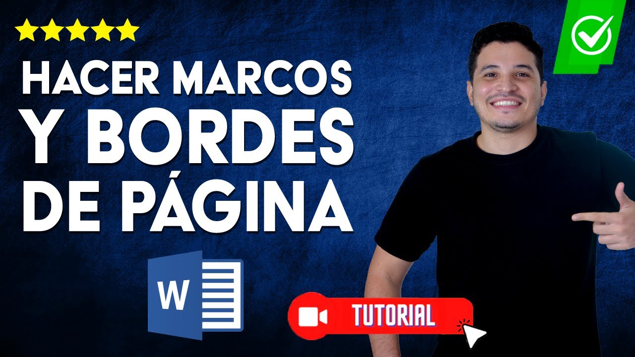 Cómo HACER MARCOS y BORDES de PAGINA en Word | Marcos y bordes ...