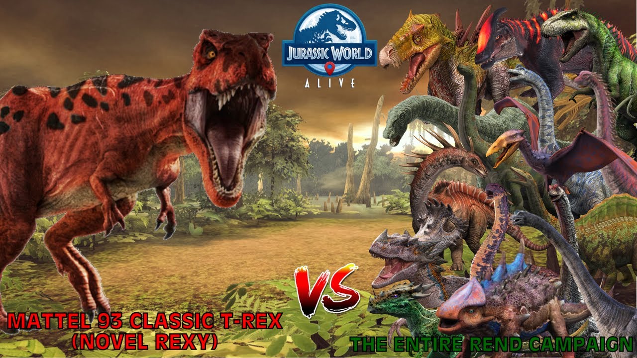 Mattel 93 Classic T-Rex (Novel Rexy) vs The Entire Rend Campaign ...