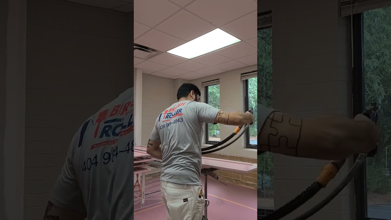 HVLP Spraying Custom Color - YouTube